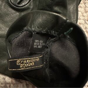 Grandoe | Accessories | Grandoe Foresthunter Green Leather Gloves ...
